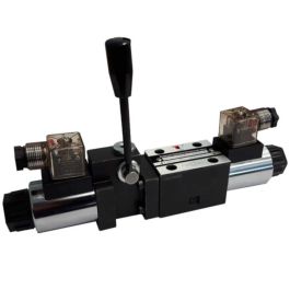 Hydraulic247 NG6 110V Cetop 4/3 control valve with manual control, H ...